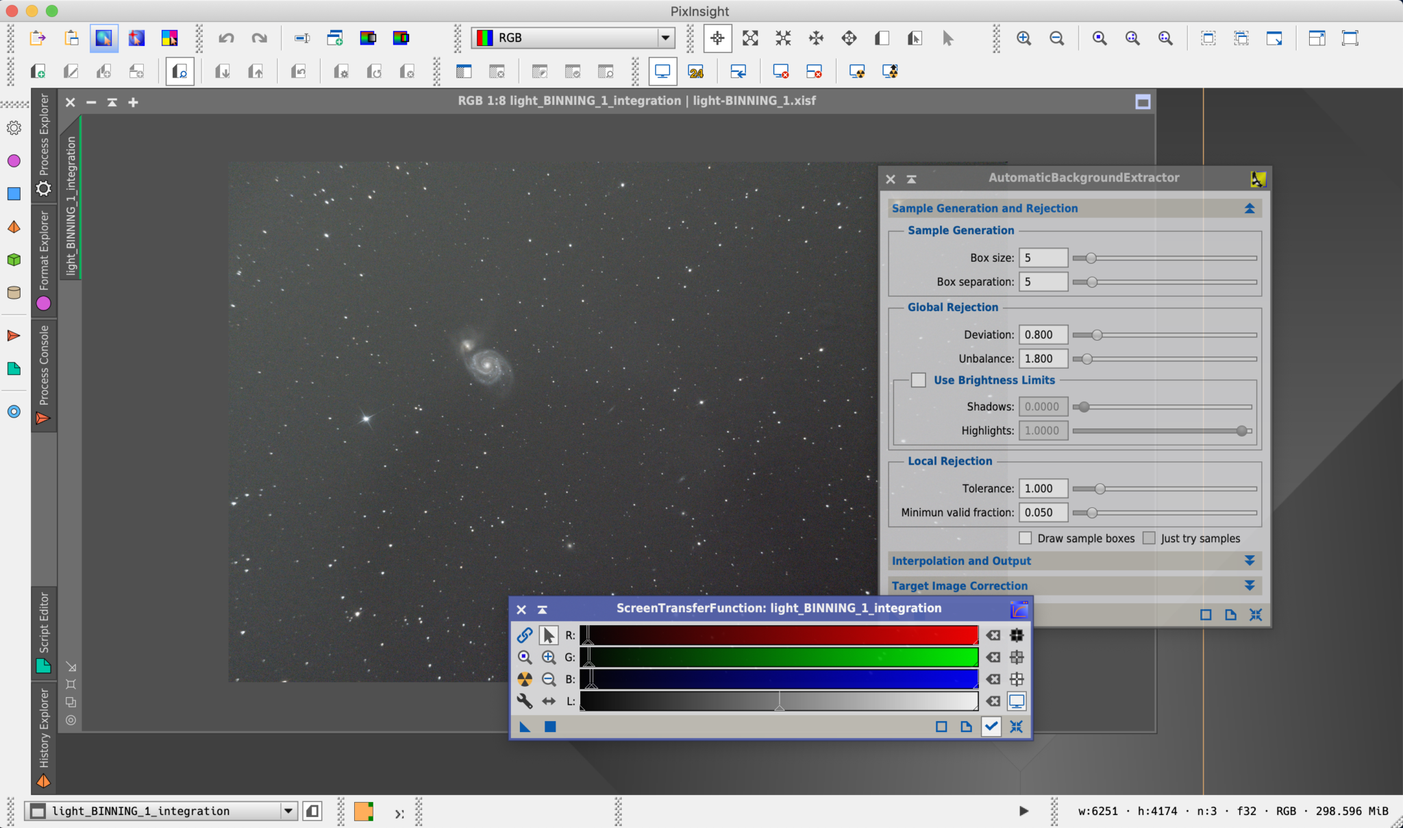 PixInsightの超基本！いつでも使う全体処理フロー | たのしい天体観測